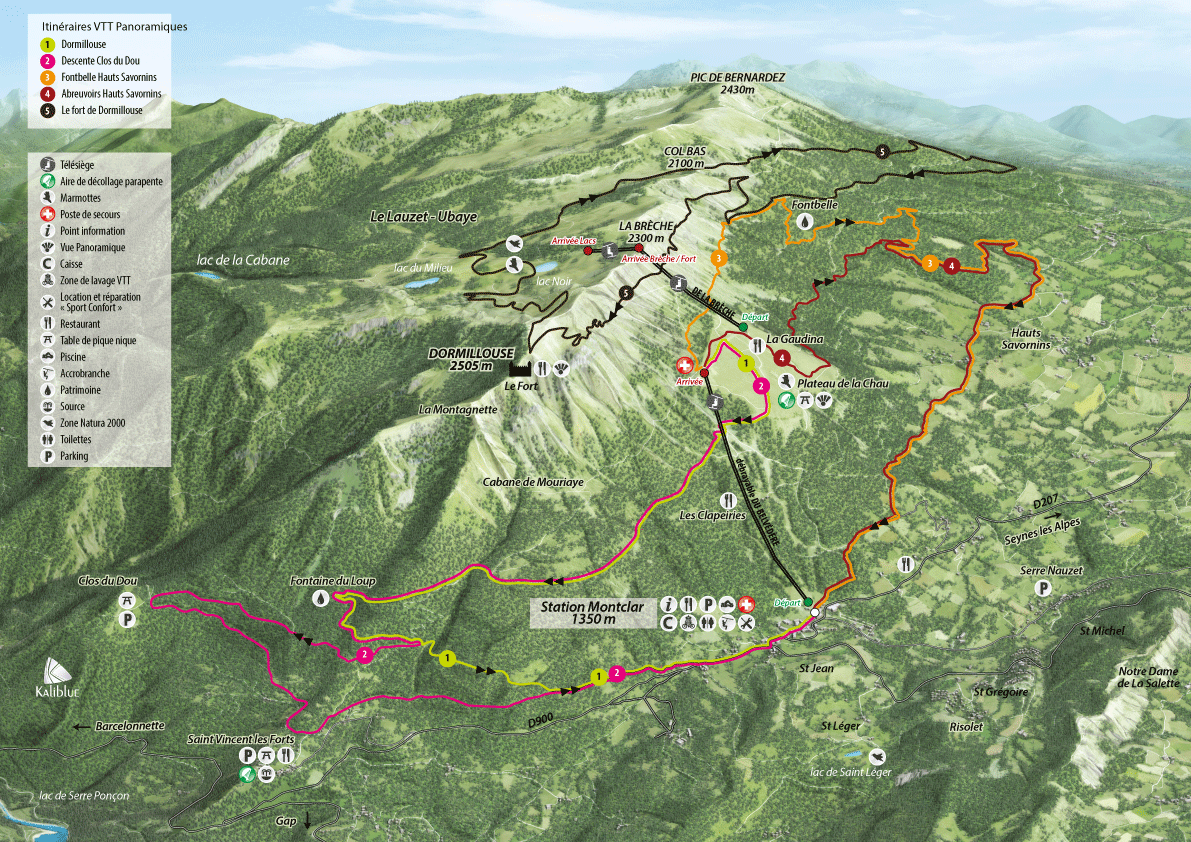 Randonnées VTT - Station Montclar Les 2 Vallées